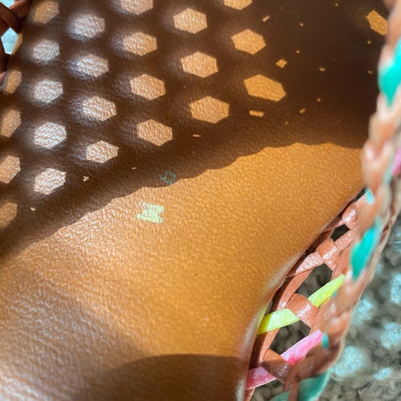 butterflies | Shoes | Vtg Cottagecore Woven Mesh Kitten Heel Sandals ...